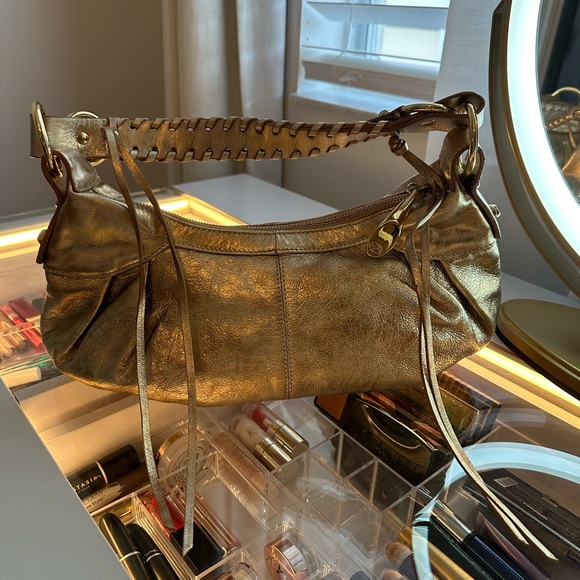 Francesco Biasia | Bags | Francesco Biasia Gold Shoulder Bag | Poshmark